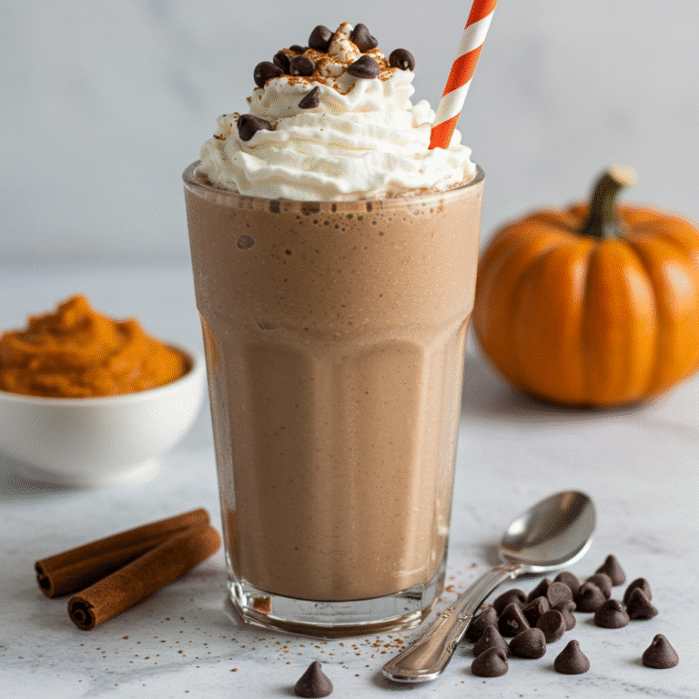 Pumpkin Spice Hot Chocolate Shake: Delicious Fall Treat