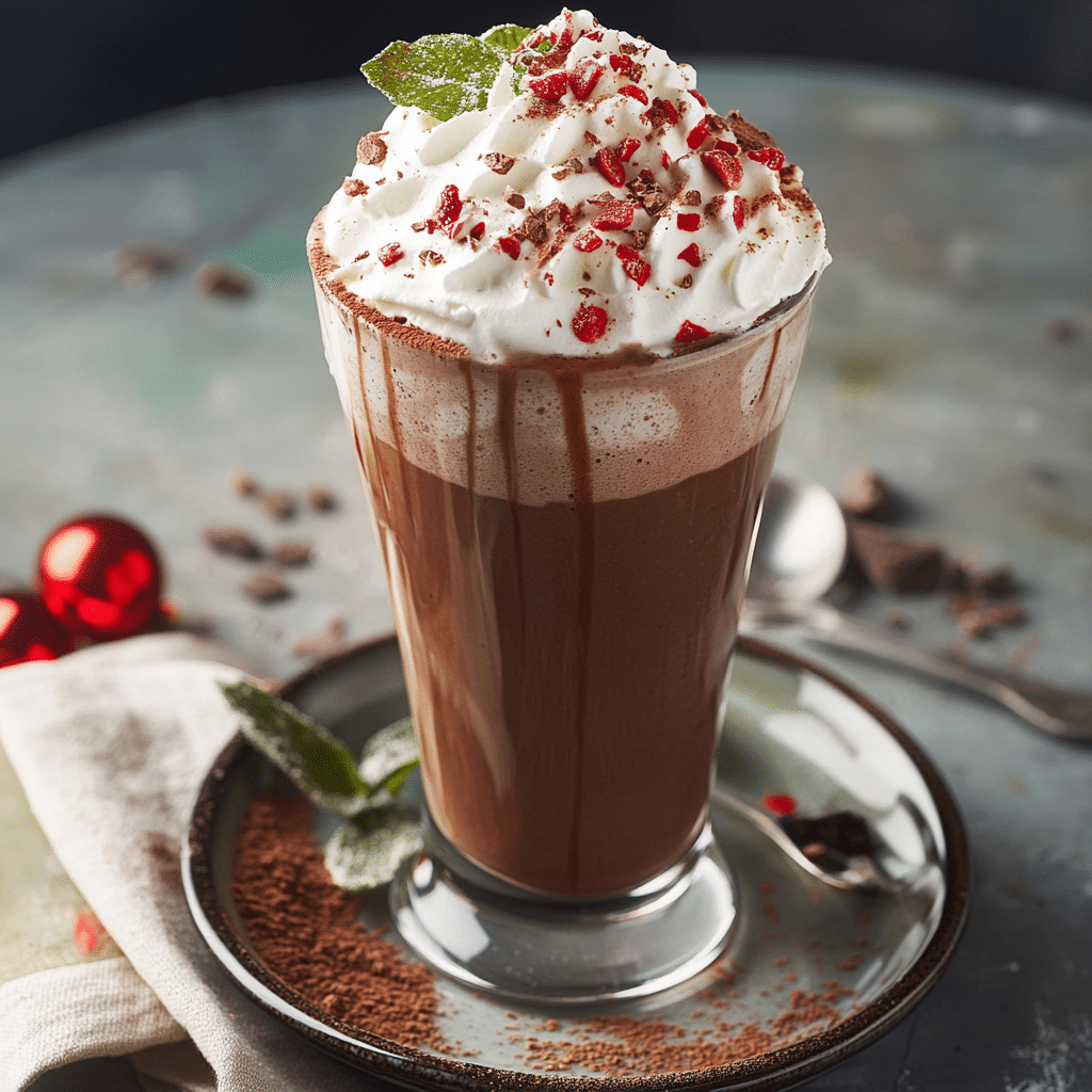 Winter Wonderland Spiked Hot Chocolate Shake